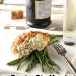 Crab Stuffed Chicken Breasts - An elegant dinner for two!