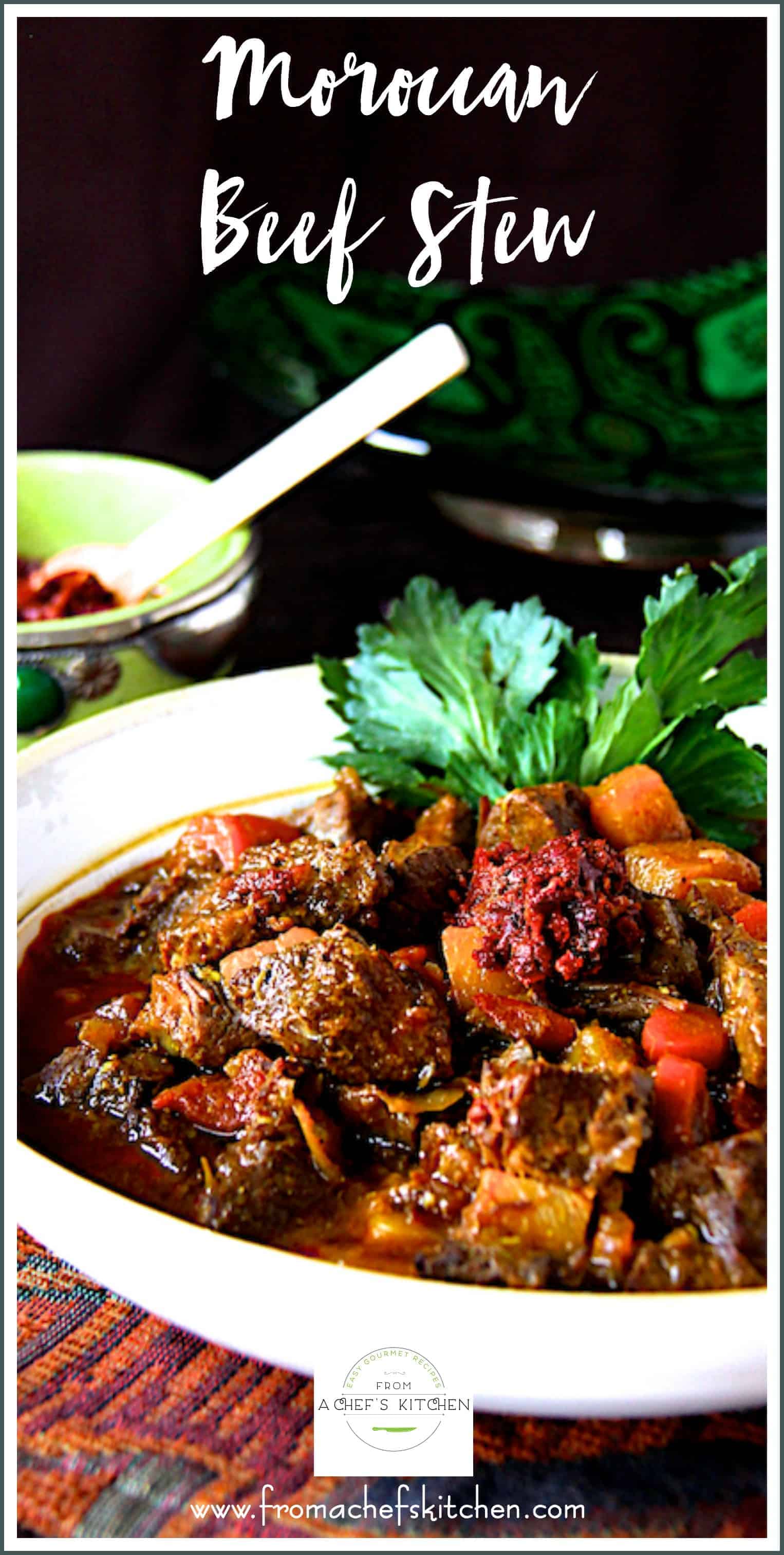 Moroccan Beef Stew Recipe - From A Chef's Kitchen