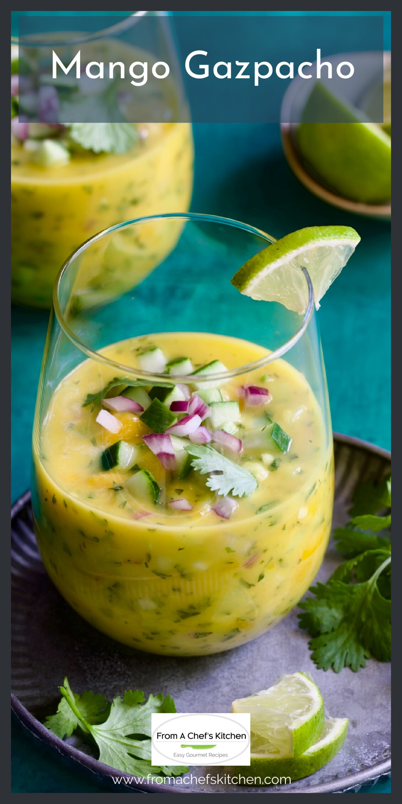 Mango Gazpacho Recipe - EASY and Healthy!