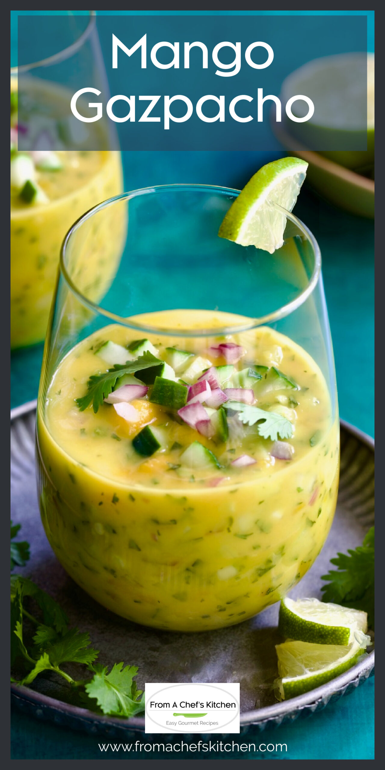 Mango Gazpacho Recipe - EASY and Healthy!