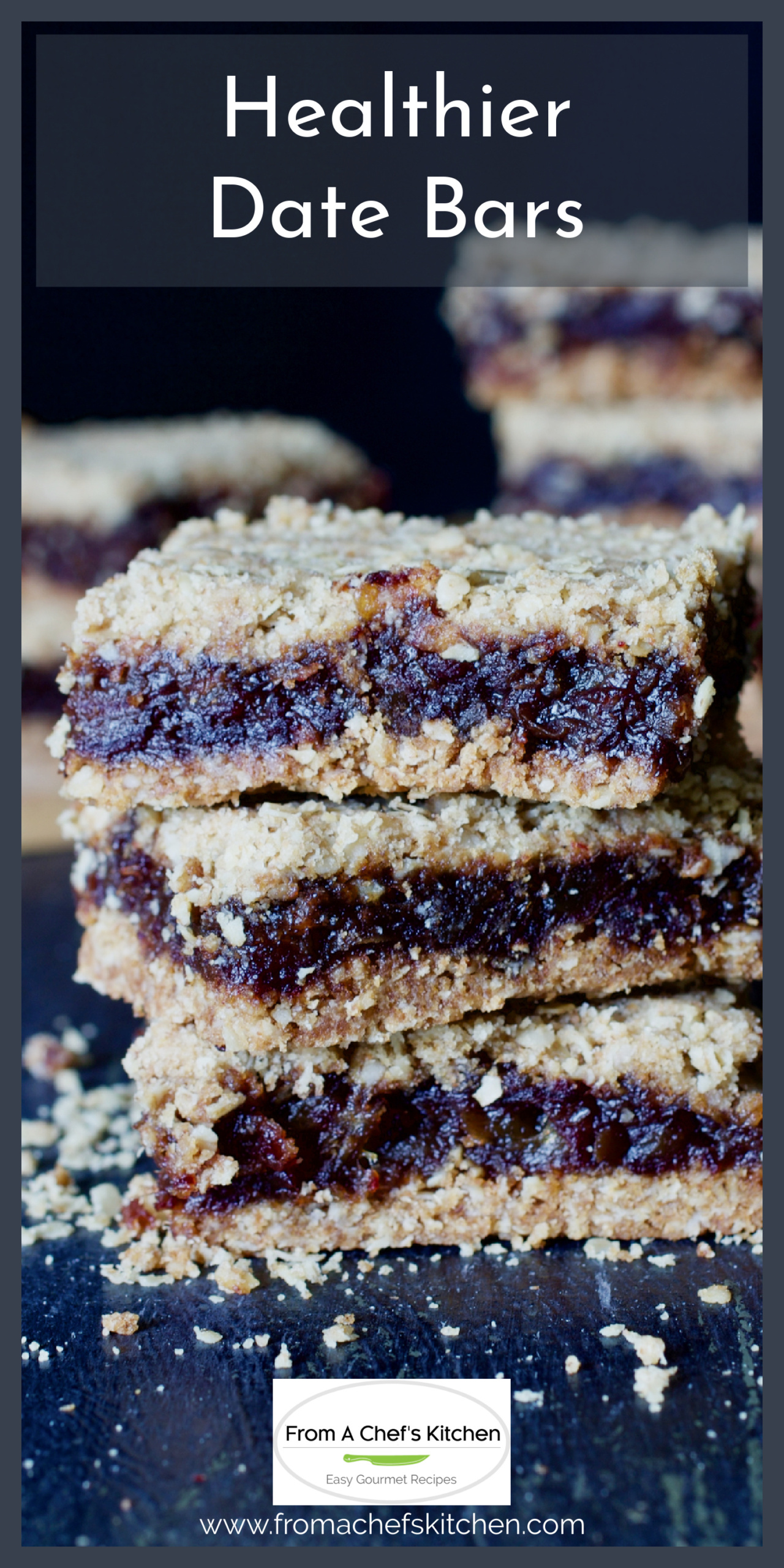 Healthier Date Bars Recipe - From A Chef's Kitchen