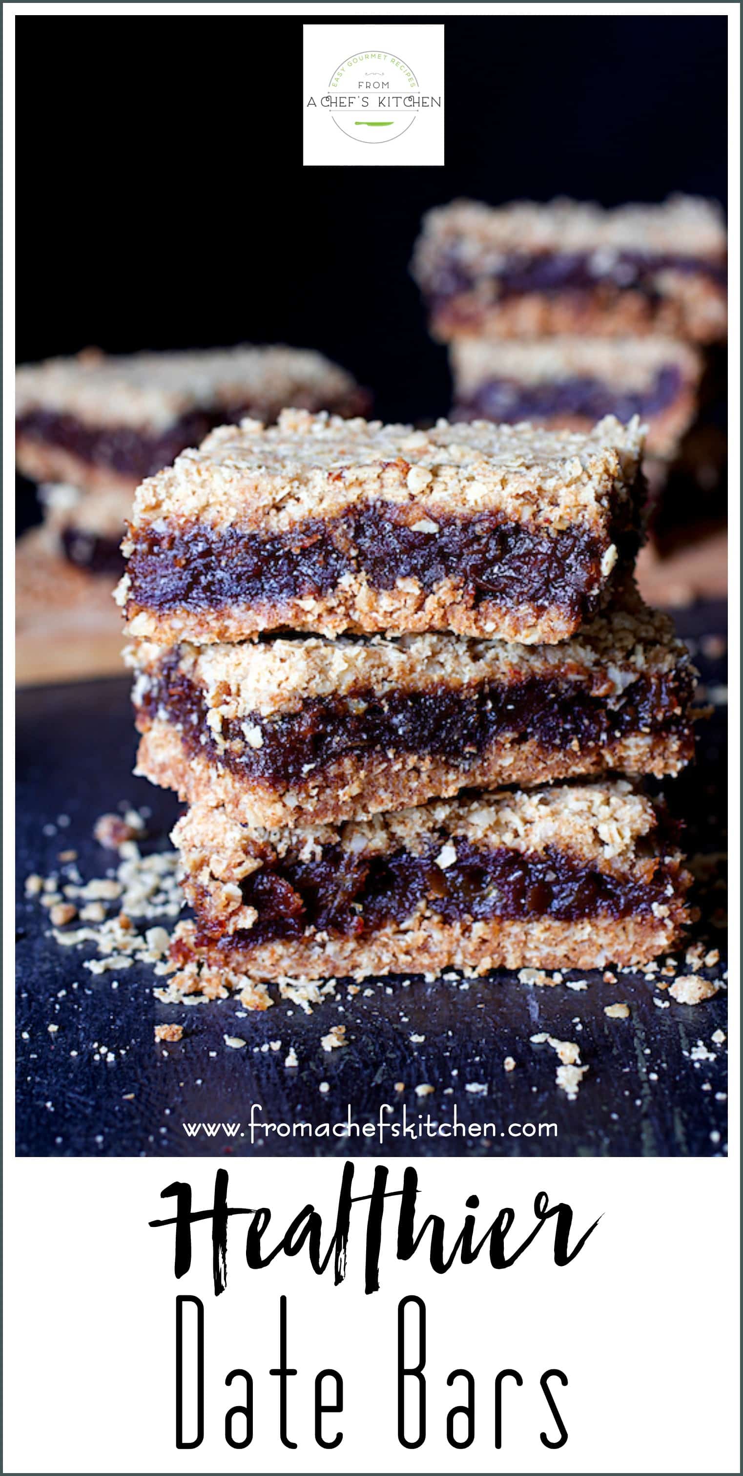 Healthier Date Bars Recipe - From A Chef's Kitchen