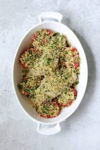 Pesto Goat Cheese-Stuffed Chicken Recipe with Roma Tomatoes