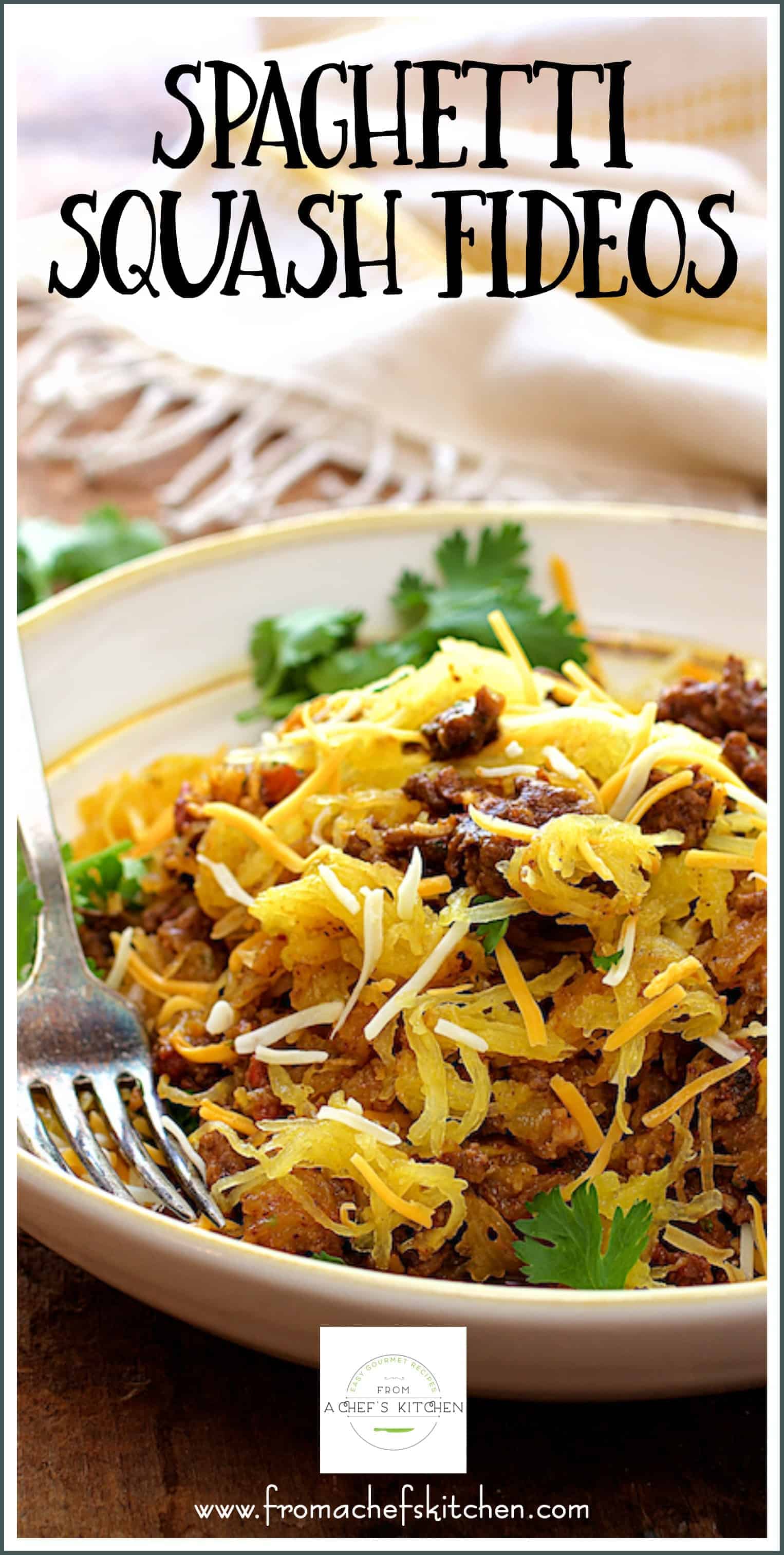Spaghetti Squash Fideos Recipe - From A Chef's Kitchen