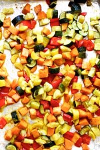 Roasted Vegetable Black Bean Stew Recipe with Polenta