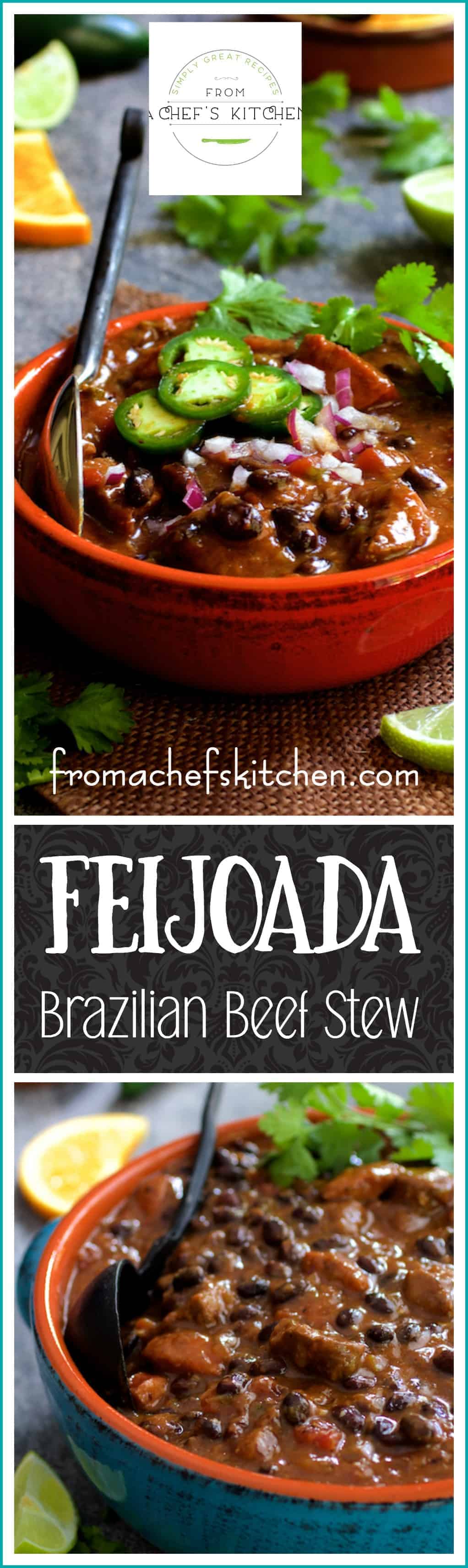 Feijoada Recipe (Brazilian Beef Stew) - From A Chef's Kitchen