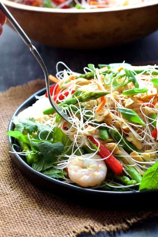 Vietnamese Spring Roll Salad - From A Chef's Kitchen