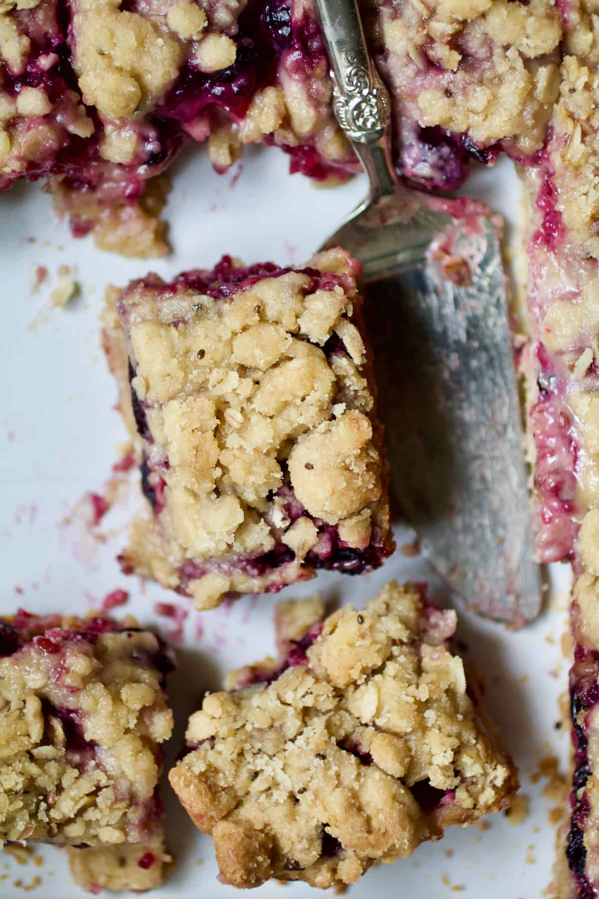 Easy Blueberry Crumble Bars Recipe - From A Chef's Kitchen