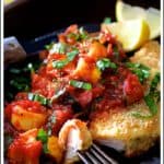 Chicken Scallopini with Roasted Vegetable Ratatouille