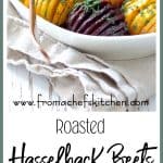 Roasted Hasselback Beets with Dill Dressing - From A Chef's Kitchen