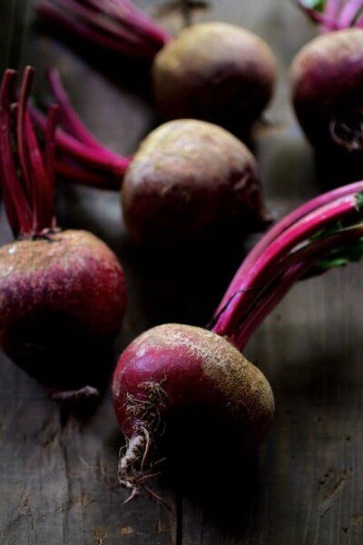 Roasted Hasselback Beets Recipe with Dill Dressing