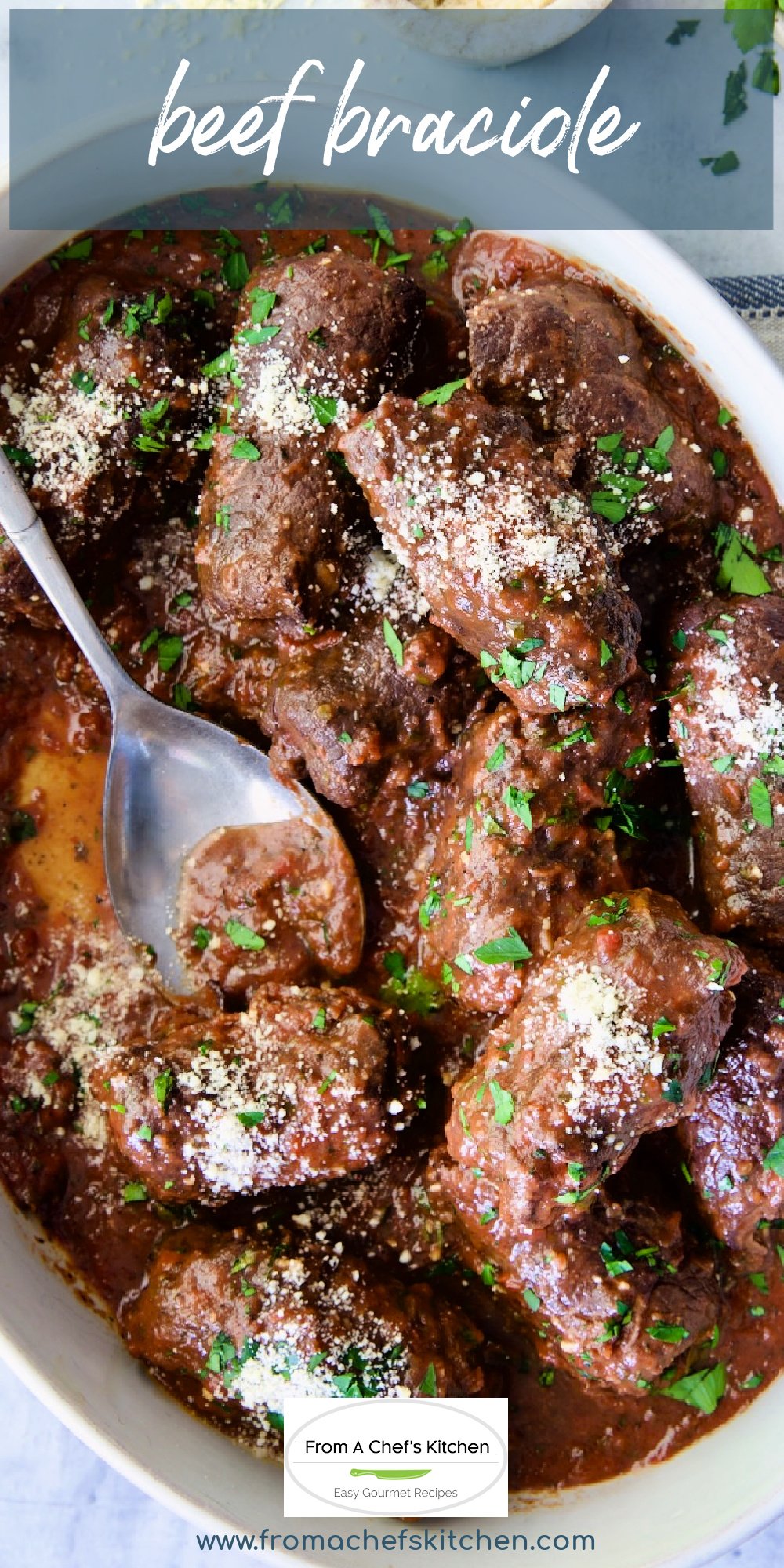 Beef Braciole Recipe (Braciola) - From A Chef's Kitchen