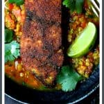 Indian Spiced Sea Bass with Braised Red Lentils - From A Chef's Kitchen