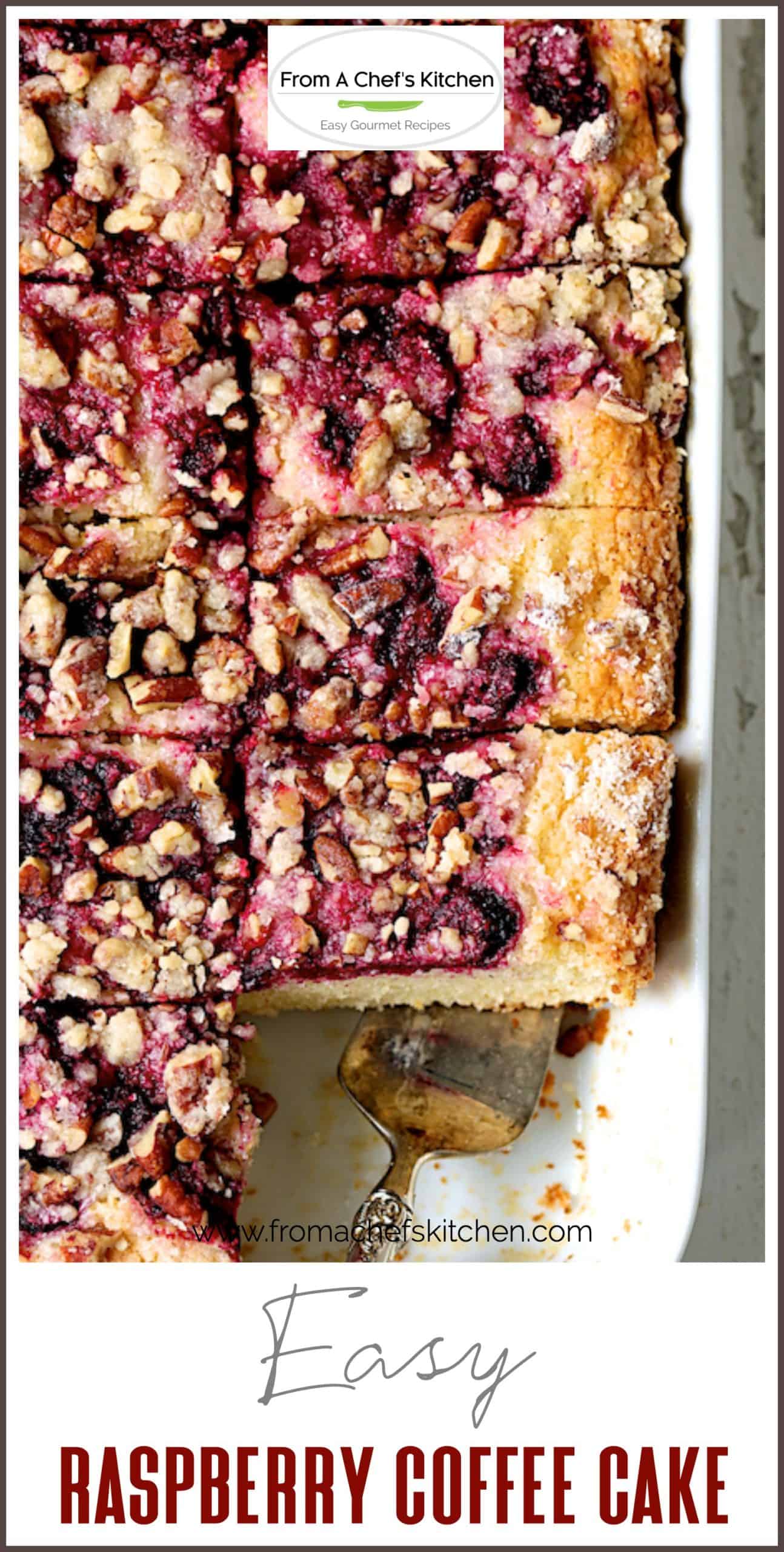 Easy Raspberry Coffee Cake Recipe - From A Chef's Kitchen