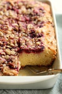 Easy Raspberry Coffee Cake Recipe - From A Chef's Kitchen