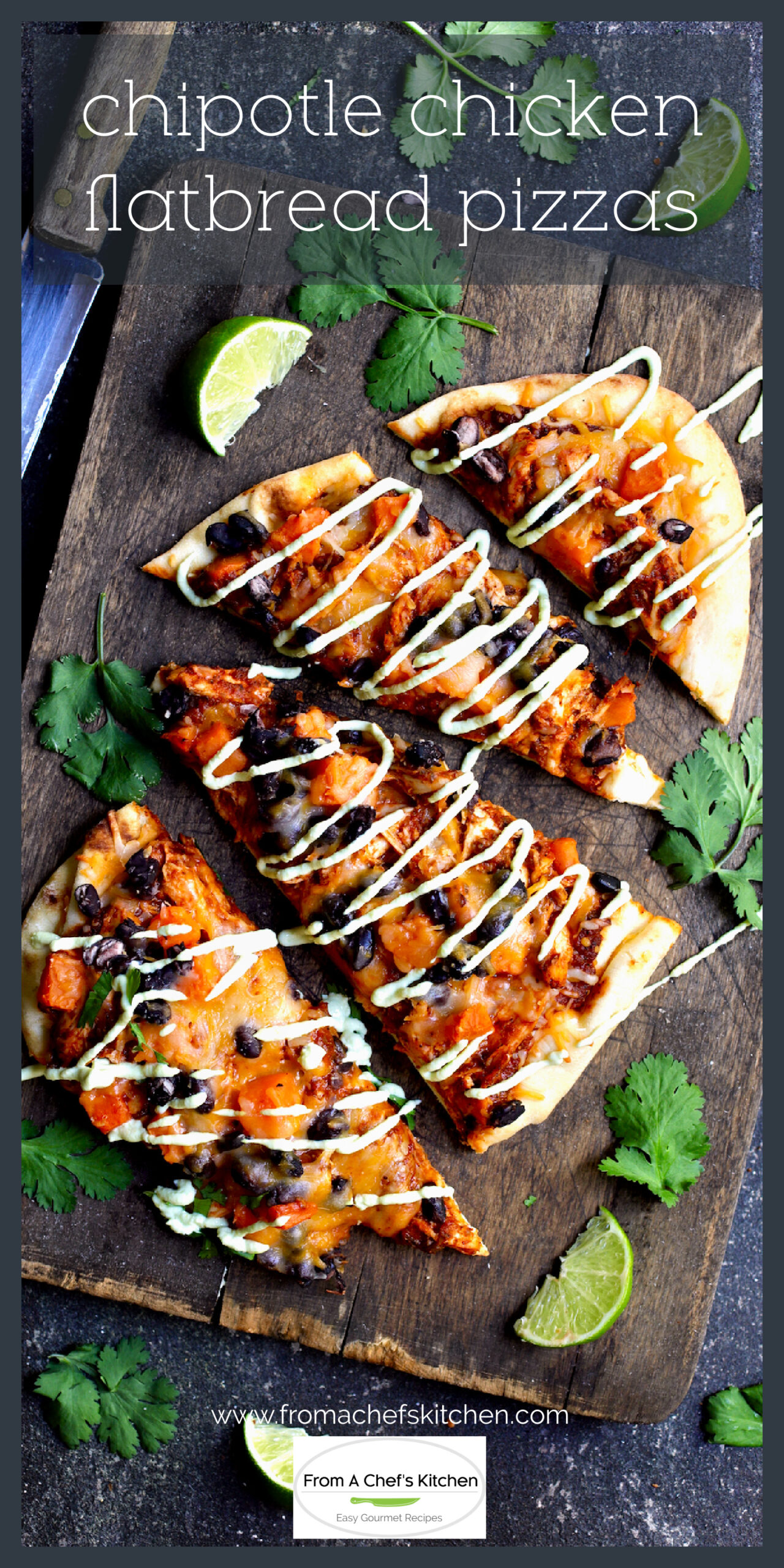 Spicy Chicken Flatbread Pizza Recipe - From A Chef's Kitchen