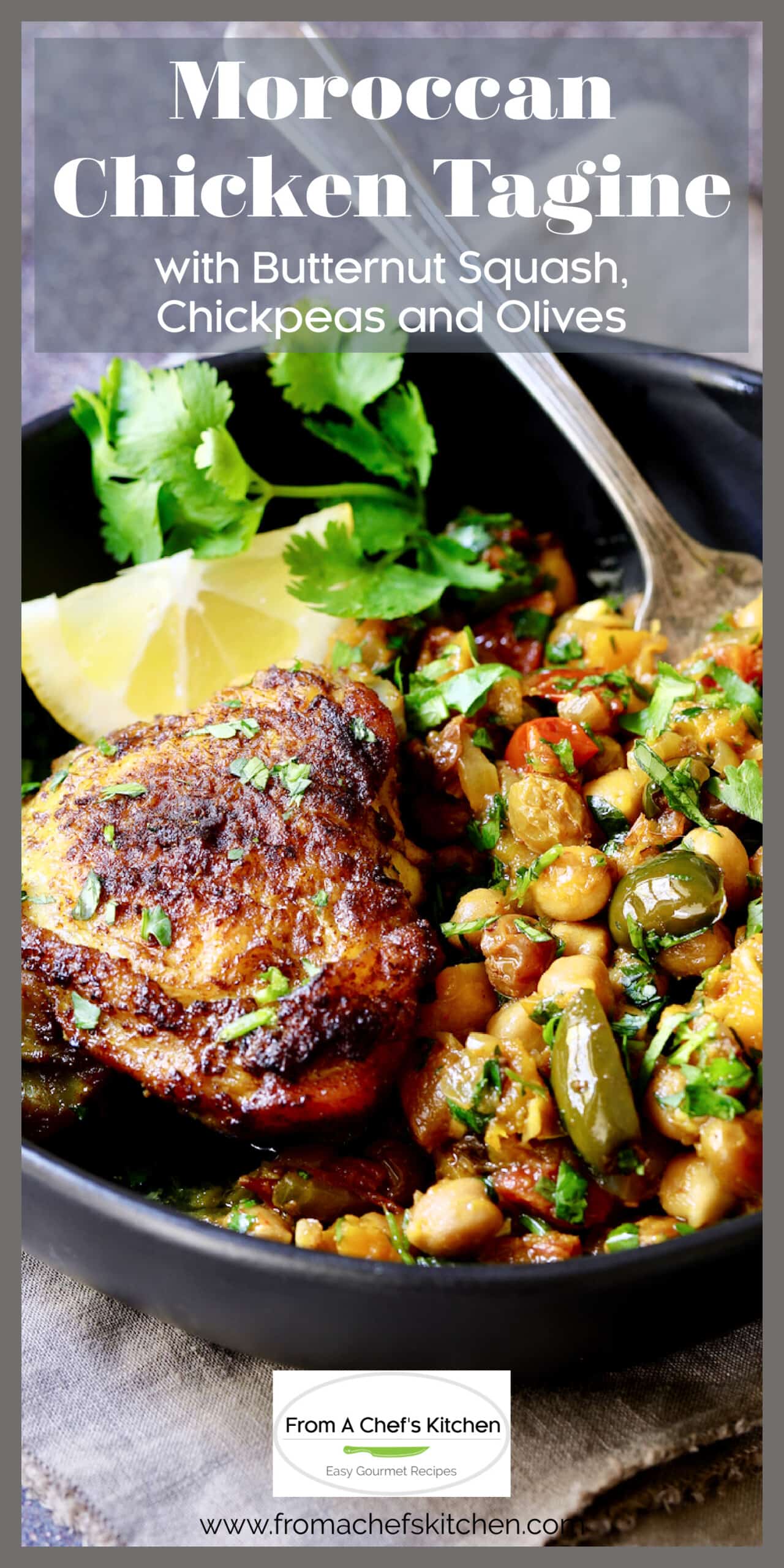Moroccan Chicken Tagine Recipe - From A Chef's Kitchen
