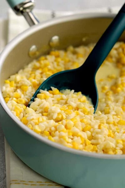 Sweet Corn Risotto Recipe with Seared Sea Scallops