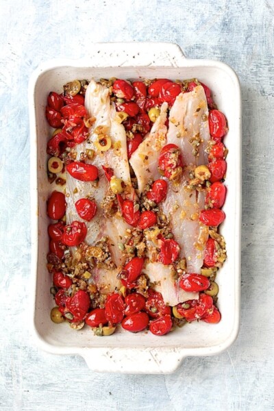 Baked Veracruz Fish Recipe (Pescado A La Veracruzana)