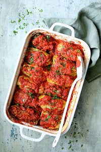Italian Stuffed Cabbage Roll Recipe - From A Chef's Kitchen