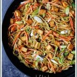 Thai Sesame Noodles with Tofu and Vegetables - From A Chef's Kitchen