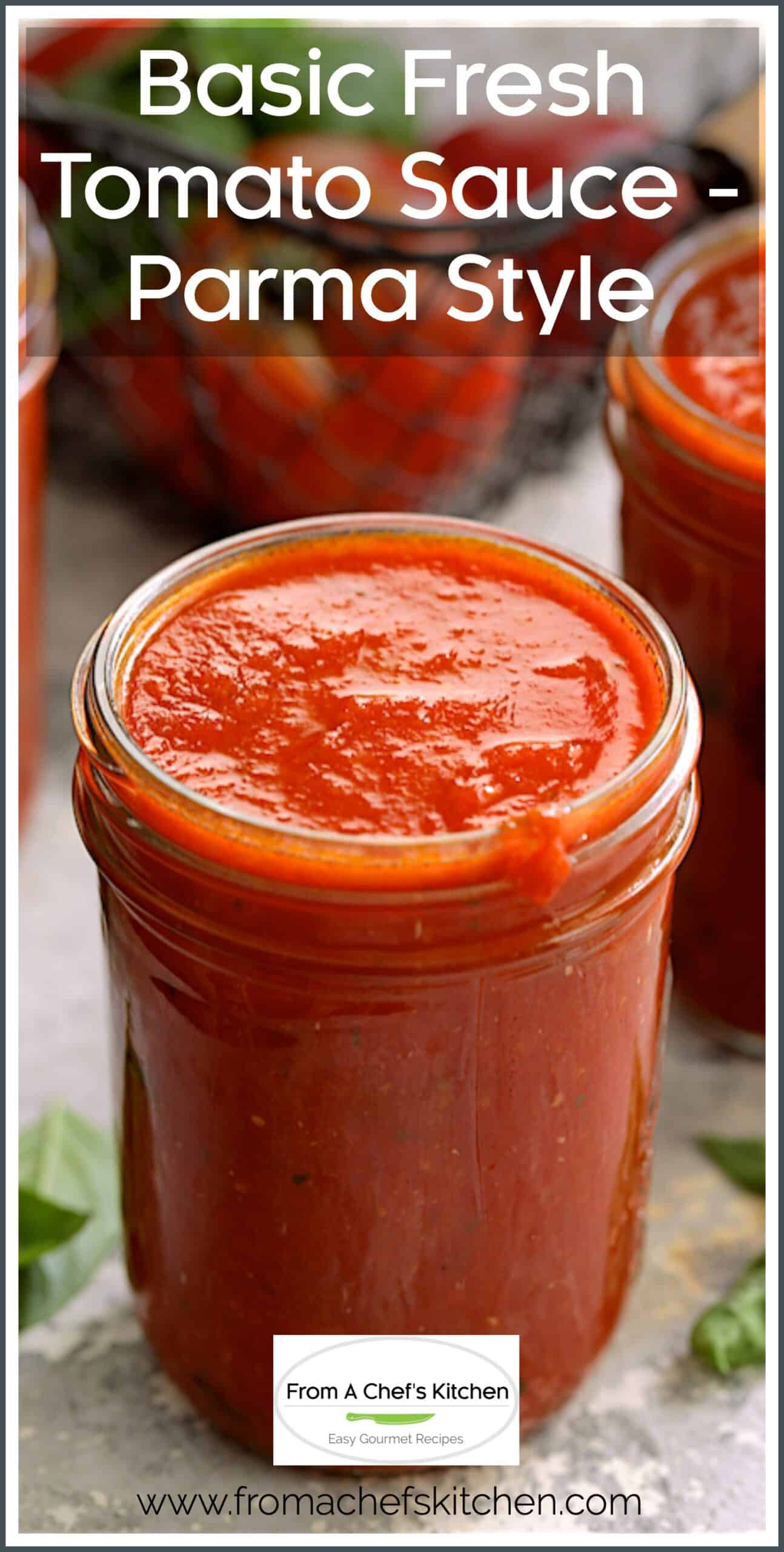 Basic Fresh Tomato Sauce Recipe Parma-Style