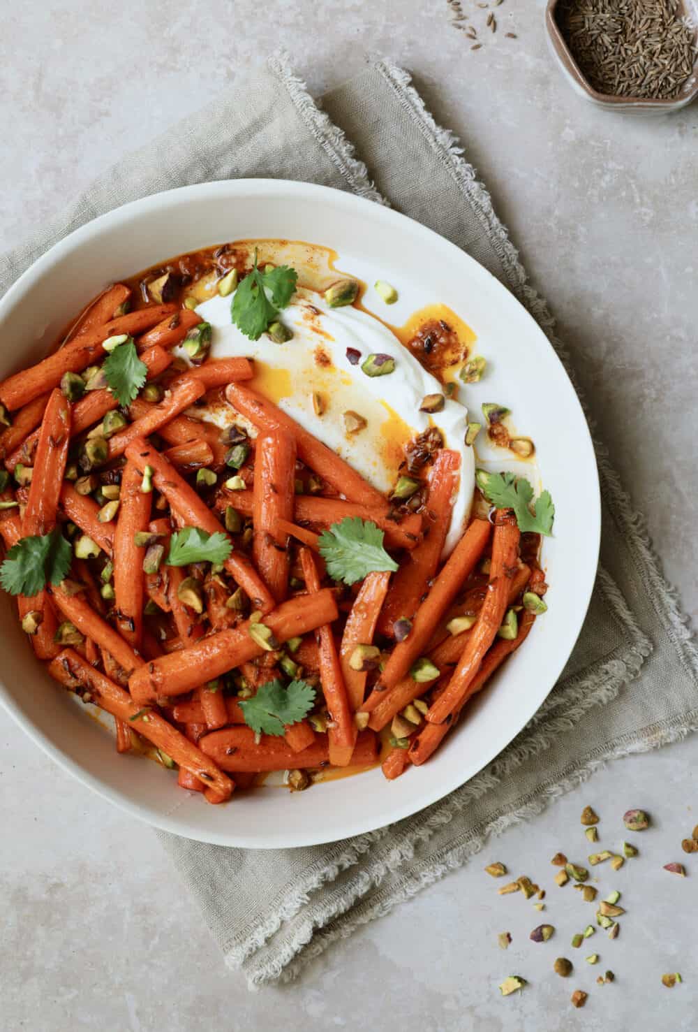 Bourbon-Glazed Carrots with Honey - From A Chef's Kitchen