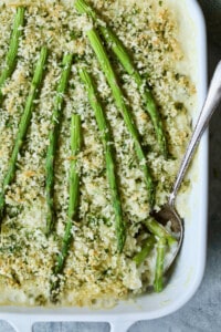 Creamy Asparagus and Rice Casserole - From A Chef's Kitchen