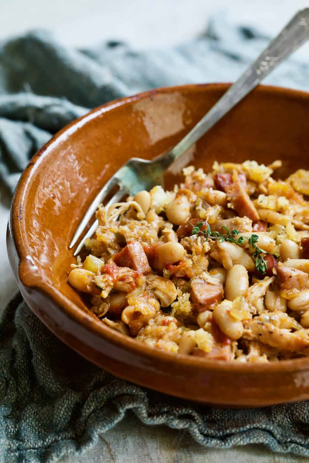 Chicken and Sausage Cassoulet Recipe - From A Chef's Kitchen