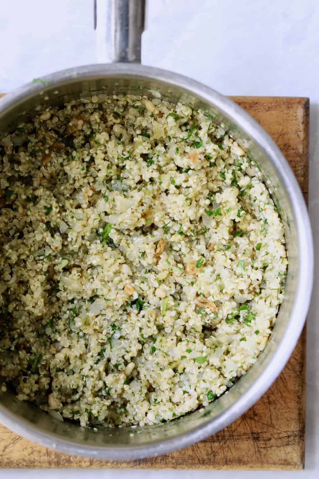 Vegetarian Dolma Recipe for Swiss Chard Leaves with Tzatziki
