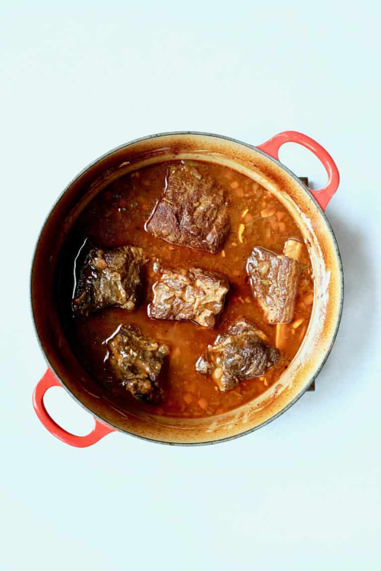 Stout Braised Beef Short Ribs and Irish Colcannon