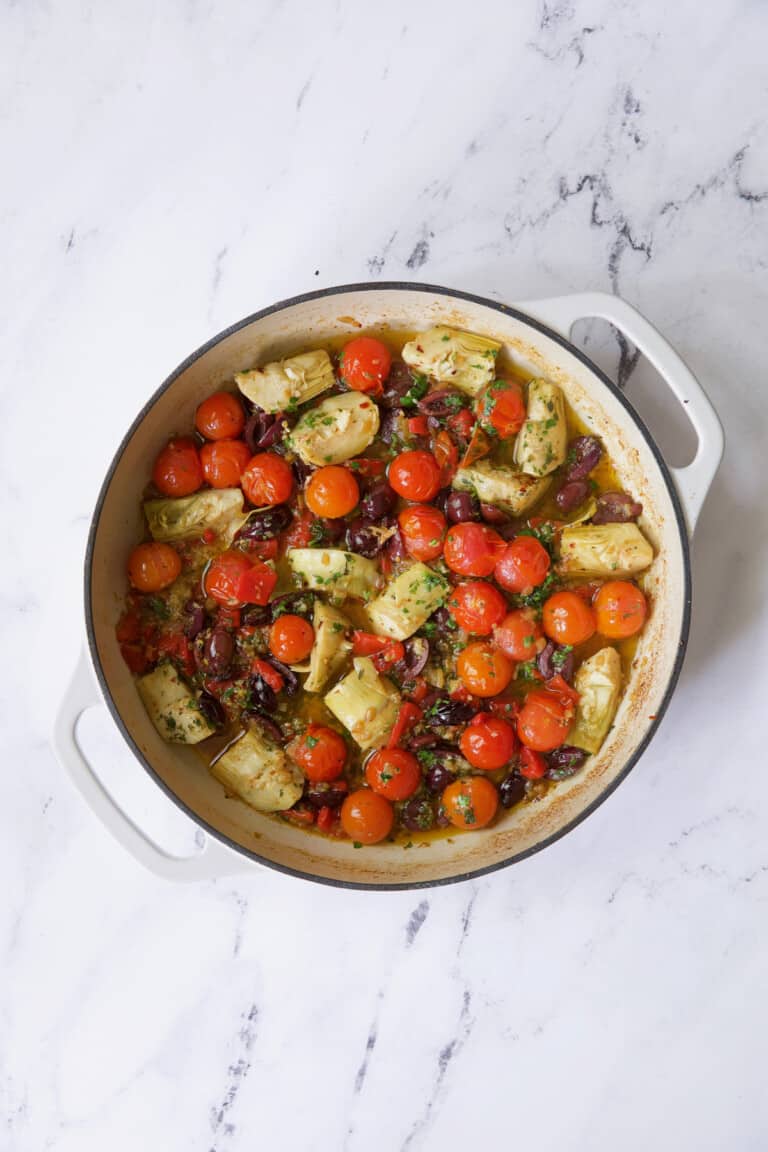 Easy Skillet Mediterranean Chicken Recipe - From A Chef's Kitchen