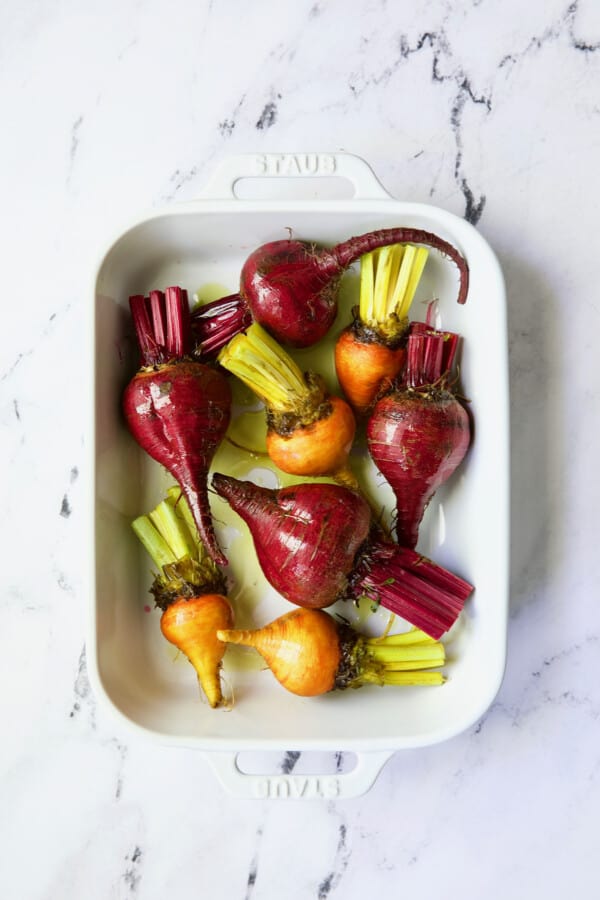 Roasted Beet, Walnut, Goat Cheese and Honey Balsamic Salad