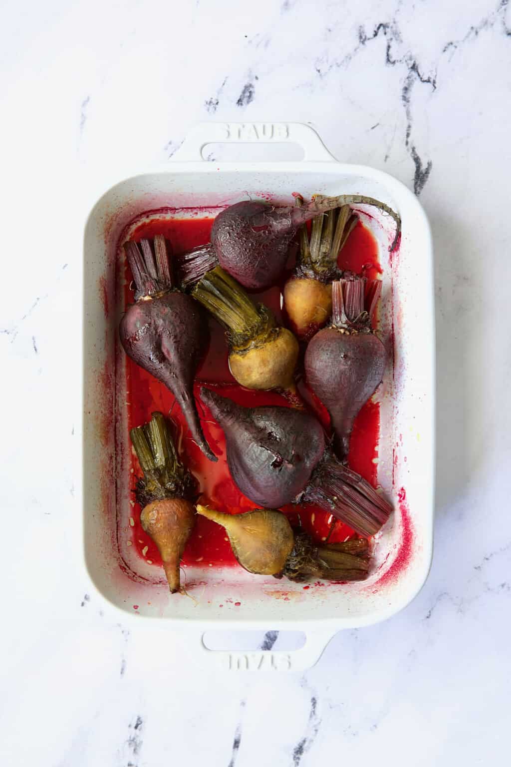 Roasted Beet, Walnut, Goat Cheese and Honey Balsamic Salad