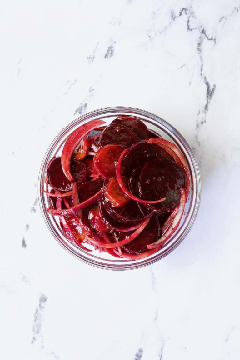 Roasted Beet, Walnut, Goat Cheese and Honey Balsamic Salad
