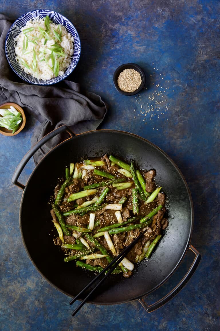 Sesame Beef and Asparagus Stir Fry Recipe