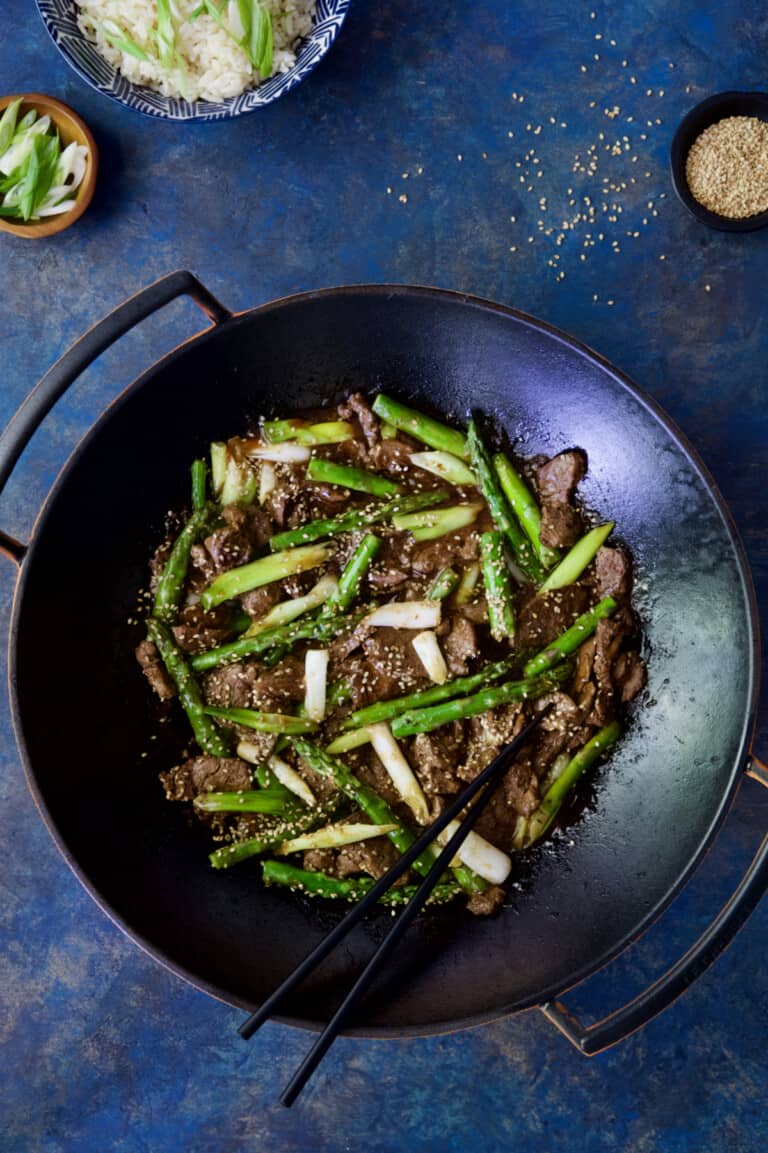Sesame Beef and Asparagus Stir Fry Recipe