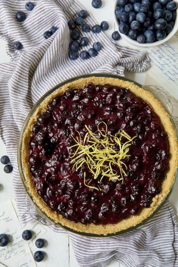 Best Blueberry Cream Cheese Pie Recipe - From A Chef's Kitchen