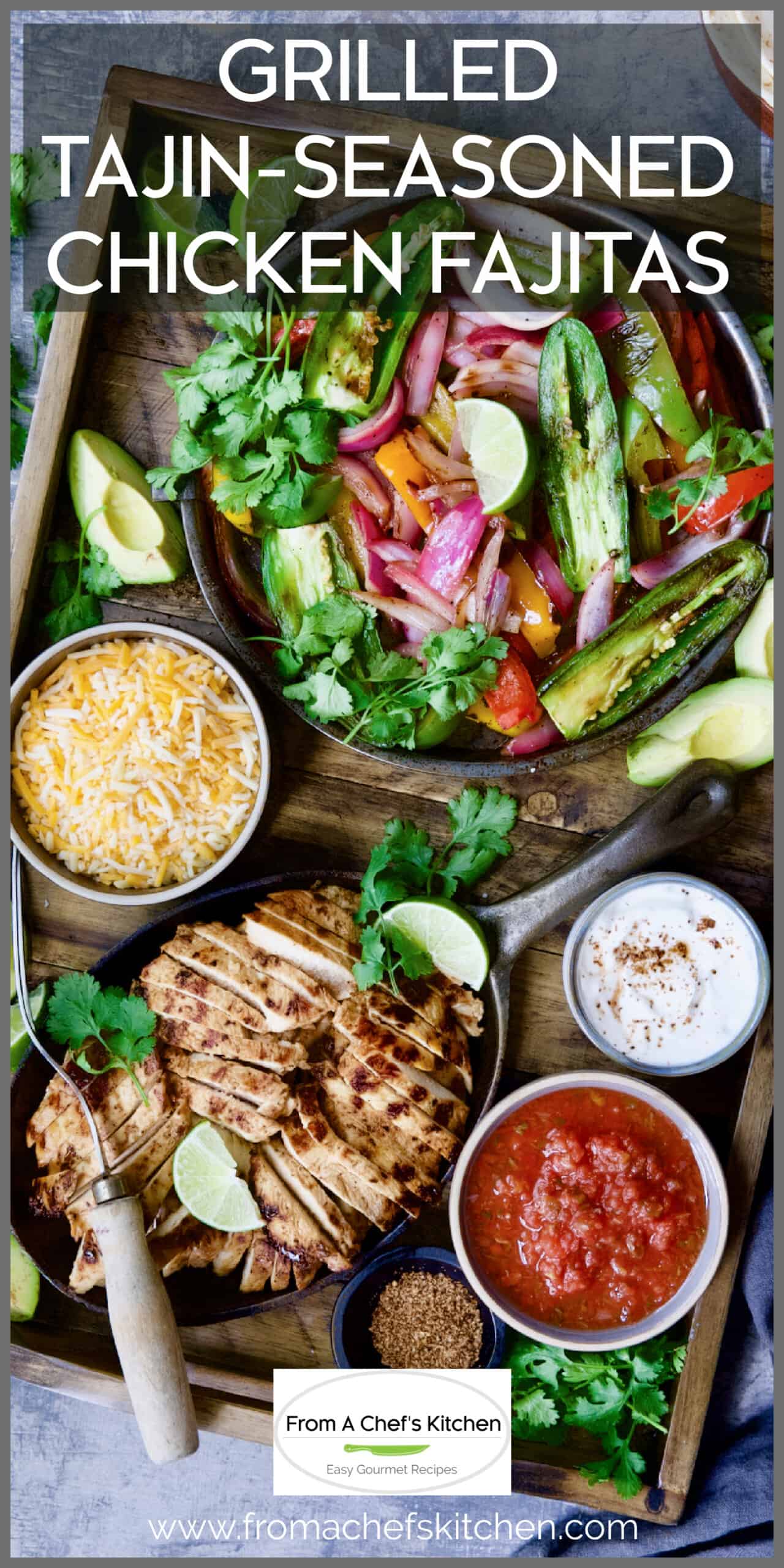 Grilled Chicken Fajitas Recipe with Tajin Seasoning