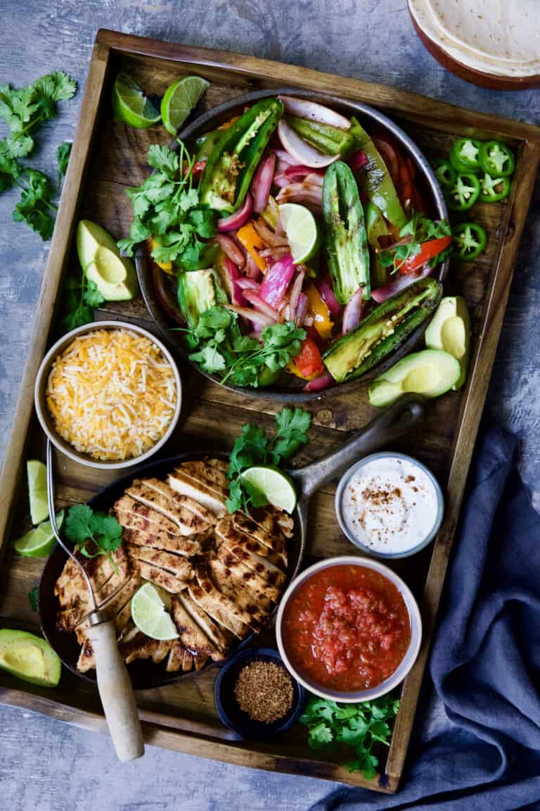 Grilled Chicken Fajitas Recipe with Tajin Seasoning