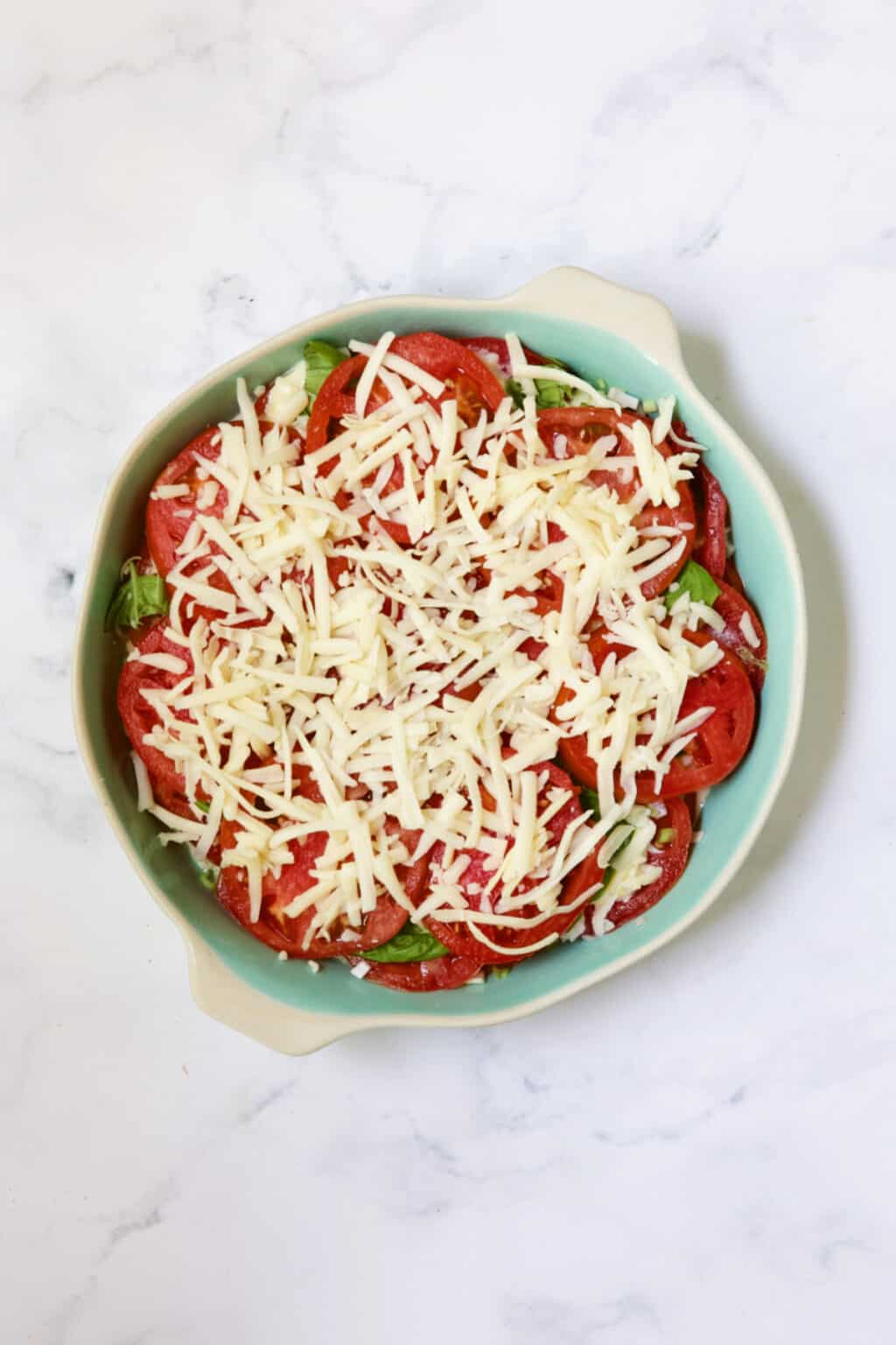 Crustless Southern Tomato Pie Recipe - From A Chef's Kitchen