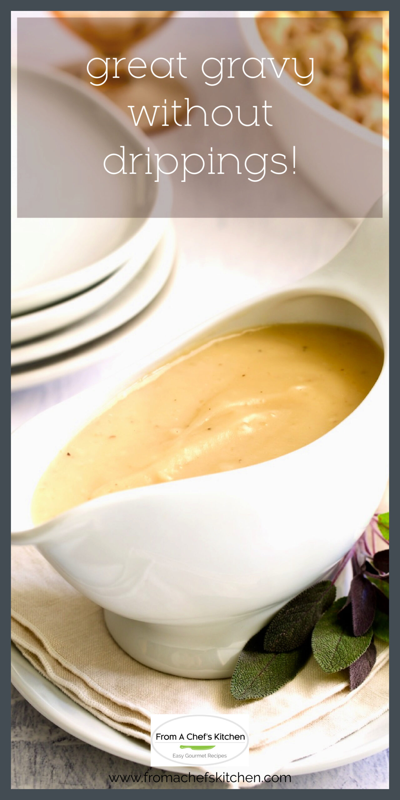 How to Make Gravy Without Drippings - Chicken, Turkey or Beef!