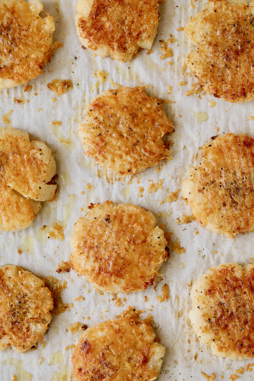 Parmesan Crusted Smashed Turnips - From A Chef's Kitchen