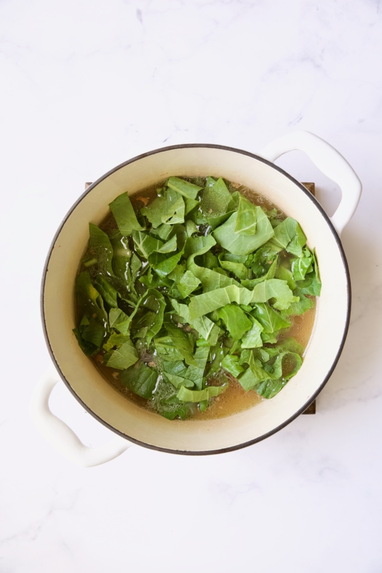 Easy Braised Southern Greens - From A Chef's Kitchen