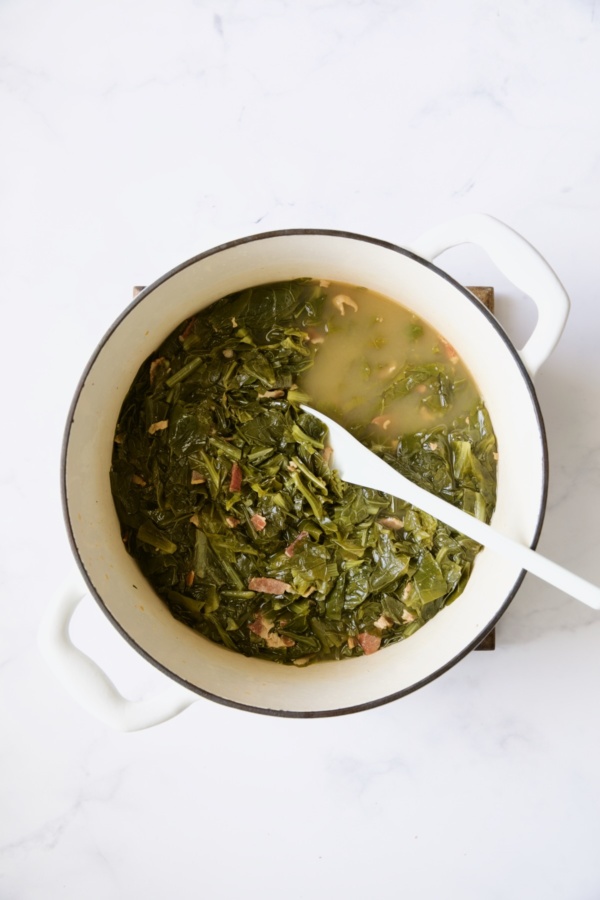 Easy Braised Southern Greens - From A Chef's Kitchen