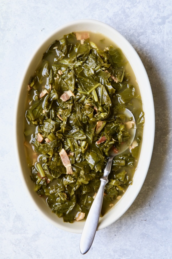 Easy Braised Southern Greens - From A Chef's Kitchen