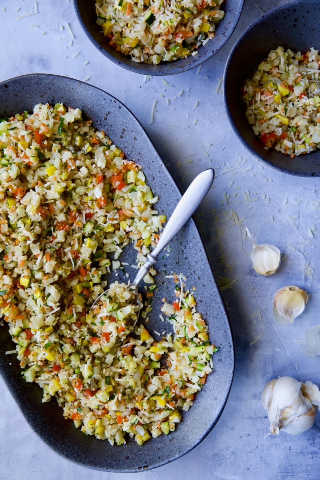 Delicious and Healthy Roasted Riced Vegetables Recipe