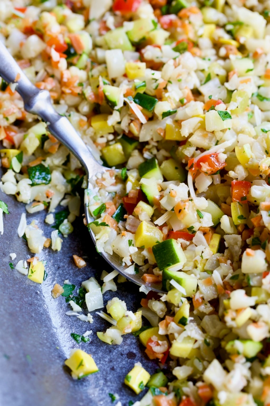 Delicious and Healthy Roasted Riced Vegetables Recipe