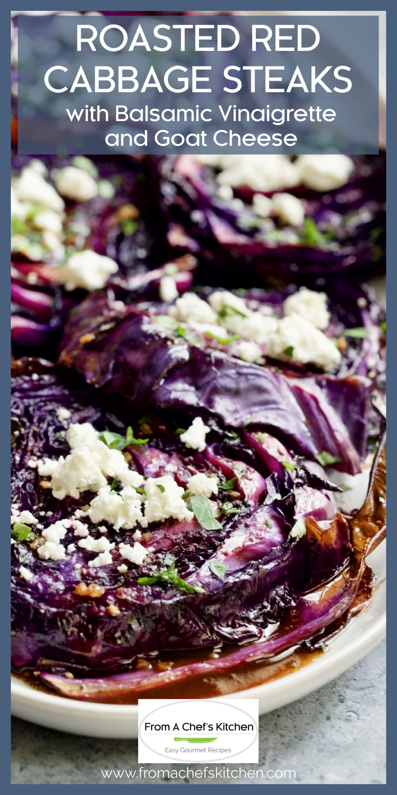 Roasted Red Cabbage Steaks Recipe - From A Chef's Kitchen