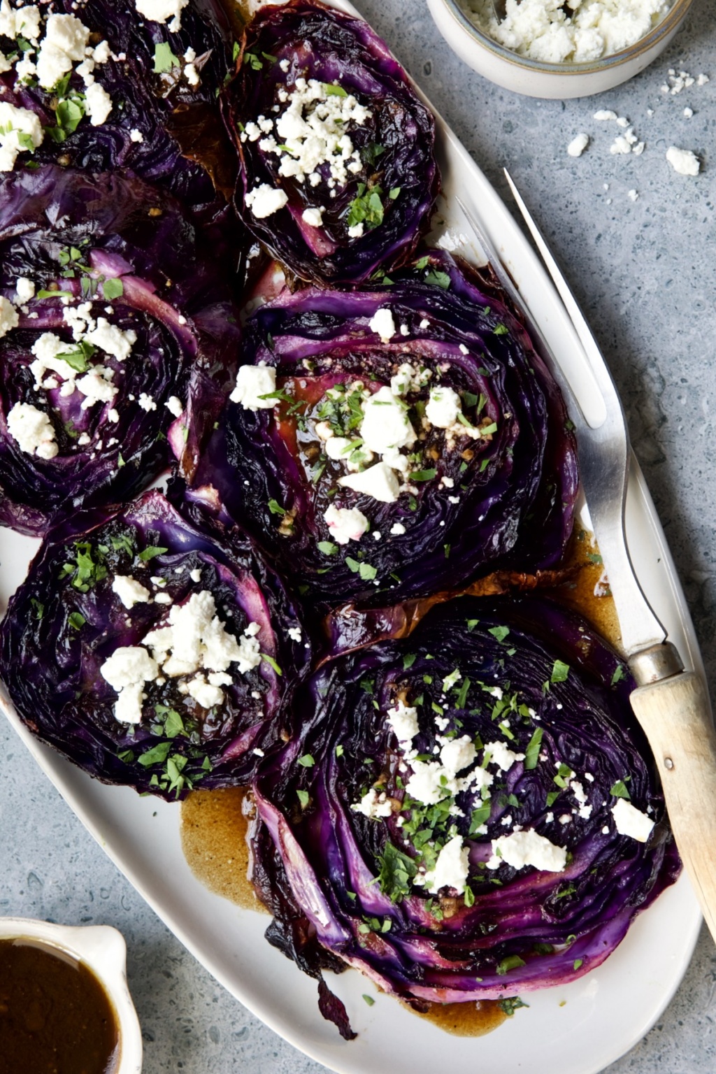 Roasted Red Cabbage Steaks Recipe - From A Chef's Kitchen